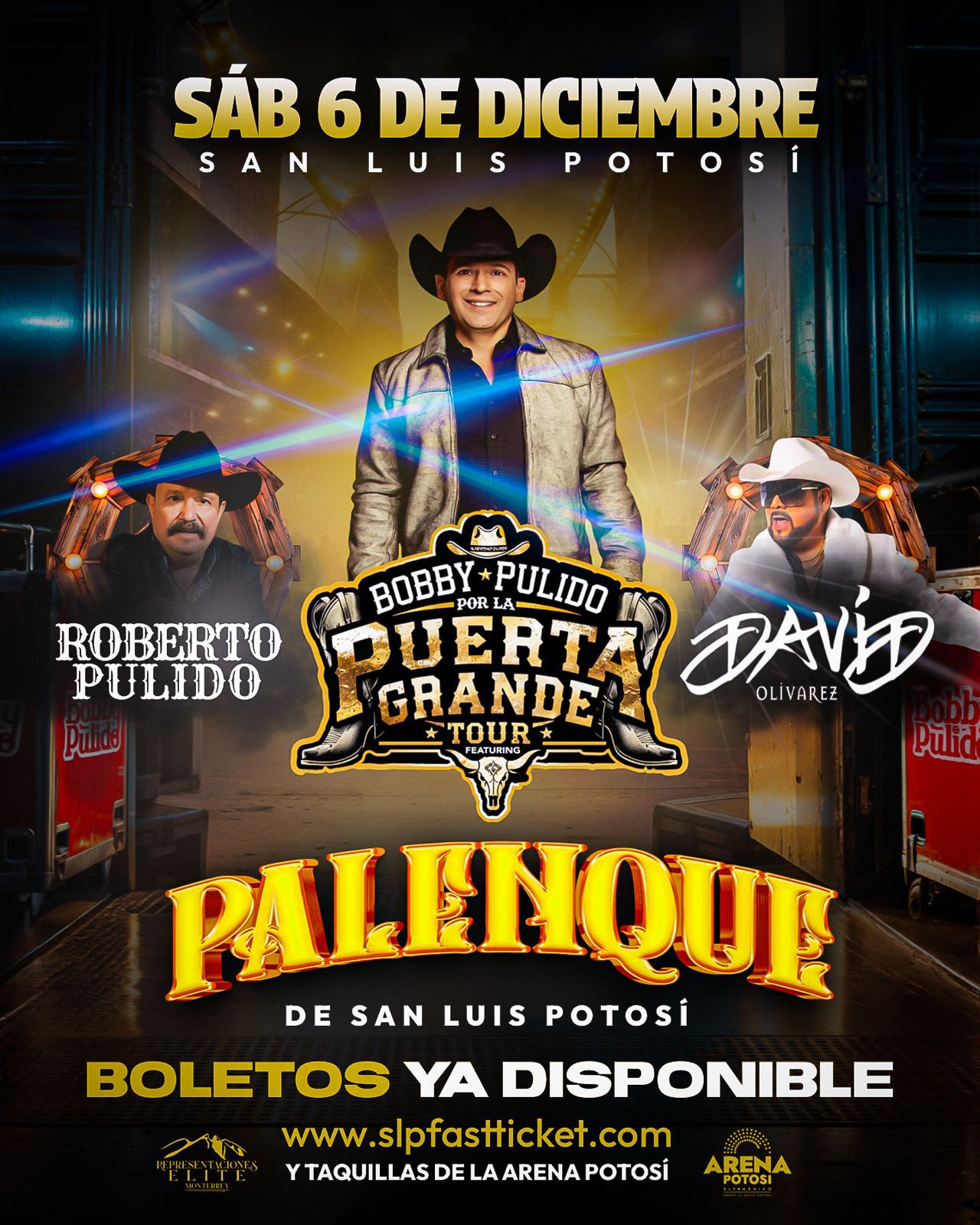 Bobby Pulido se despide de SLP con gran concierto en el Palenque
