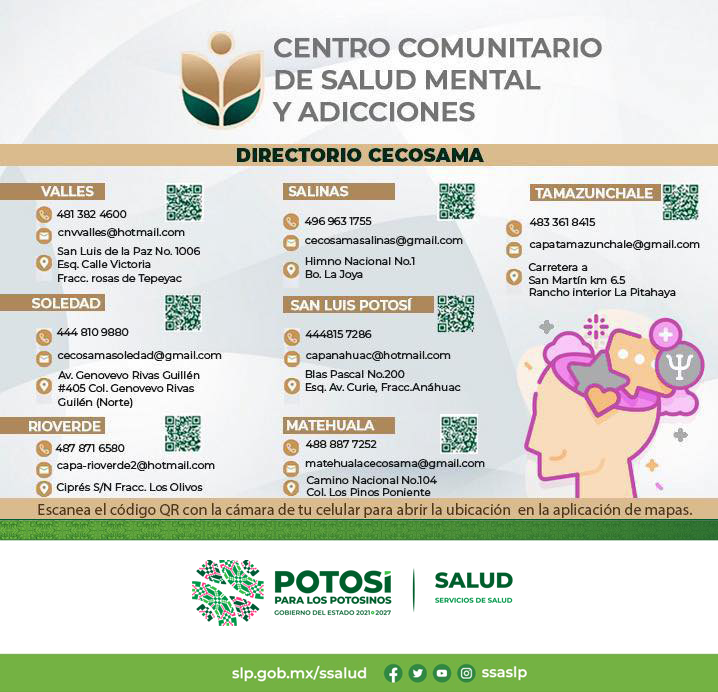 CECOSAMA ofrece apoyo para la salud mental y combatir adicciones
